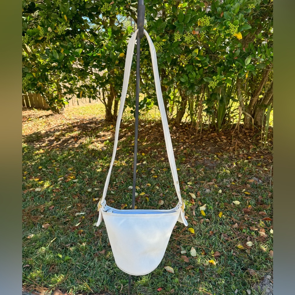 Guc Vintage Coach Off White Maggie Duffle Bucket Bag … - Gem